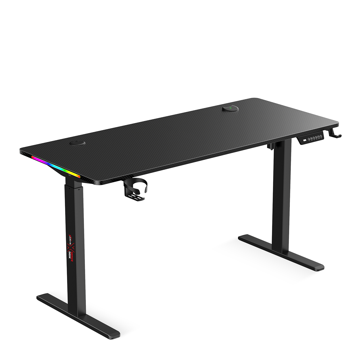 xDrive Rüzgar Height Adjustable RGB Gaming & Study Desk Black ( 140x60 )